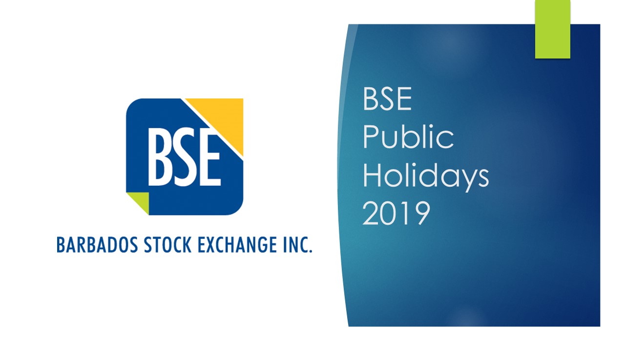 BSE Notice – Non-trading Days & Public Holidays – 2019 - BSE